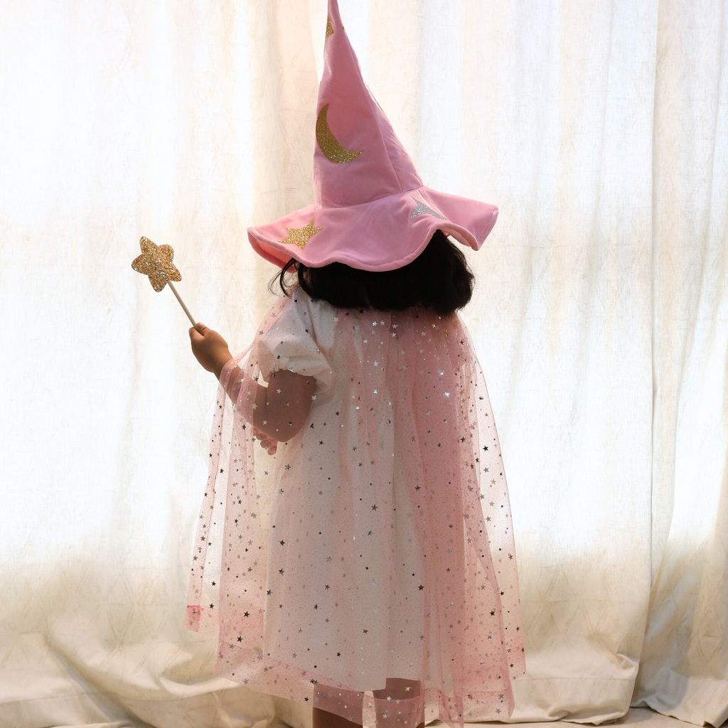 Wizard Cape, Hat & Wand Set – The Peach Street